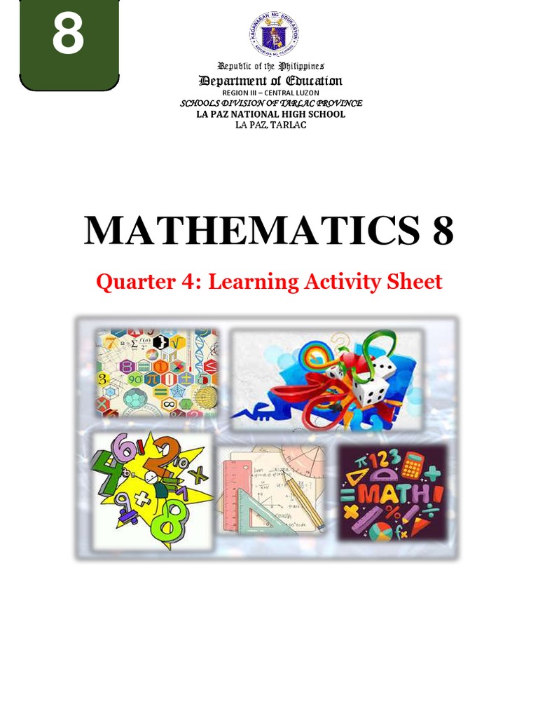 Math 8 Q4 Las | PDF | Triangle | Geometry