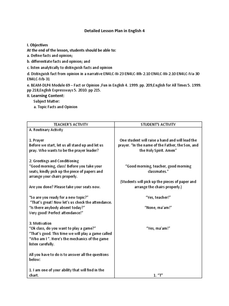 Detailed LP Facts and Opinion | PDF | Evidence | Cognition