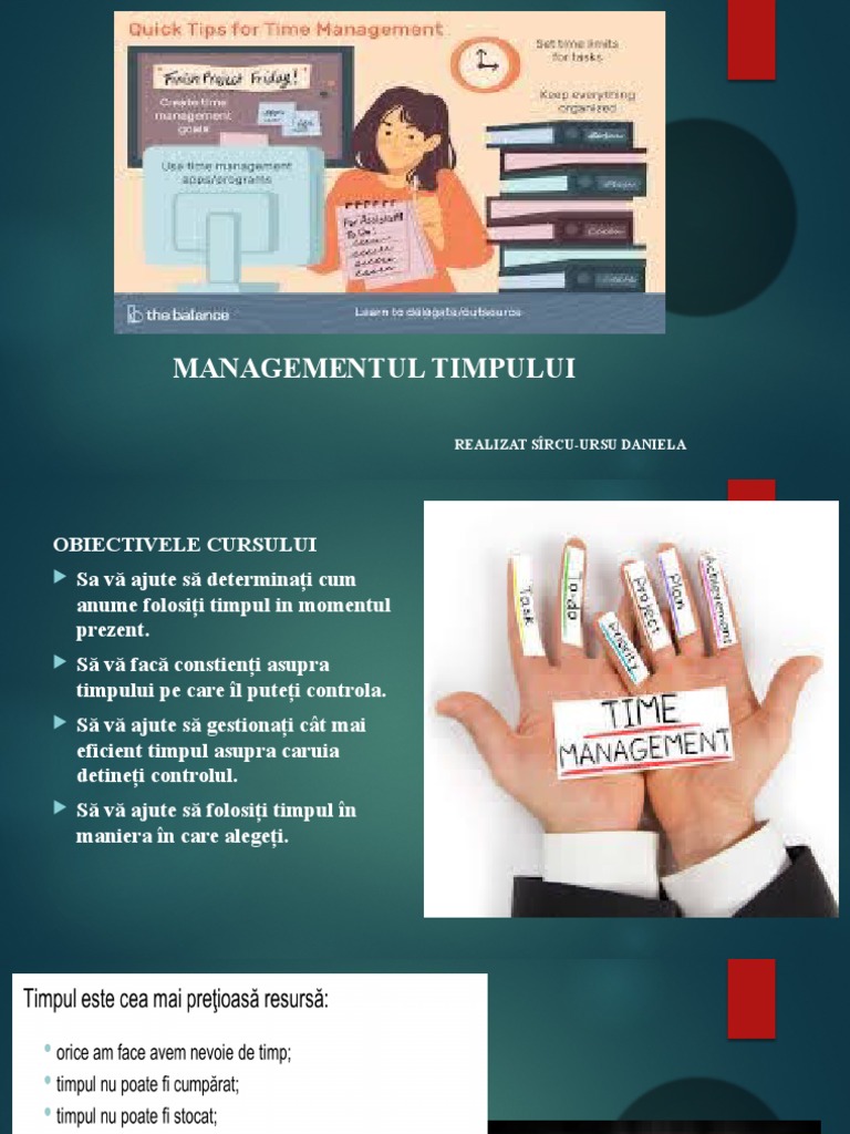 Managementul Timpului | PDF