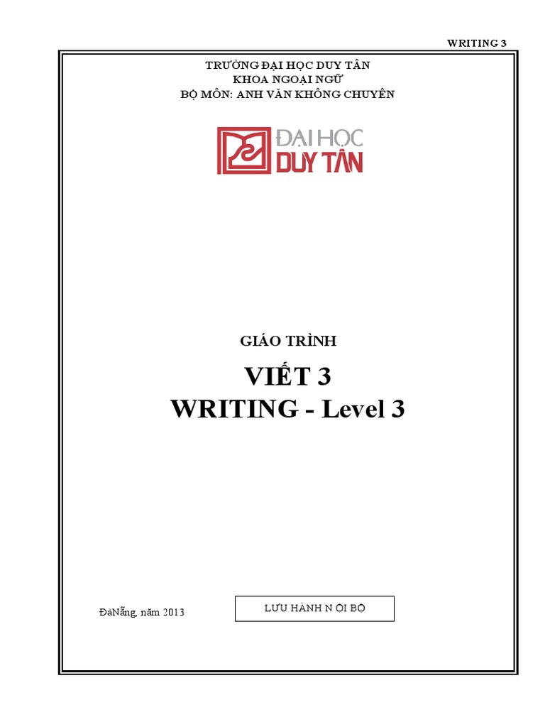 (123doc) - Dap-An-Writing-Level3 | PDF | Pronoun | Adjective