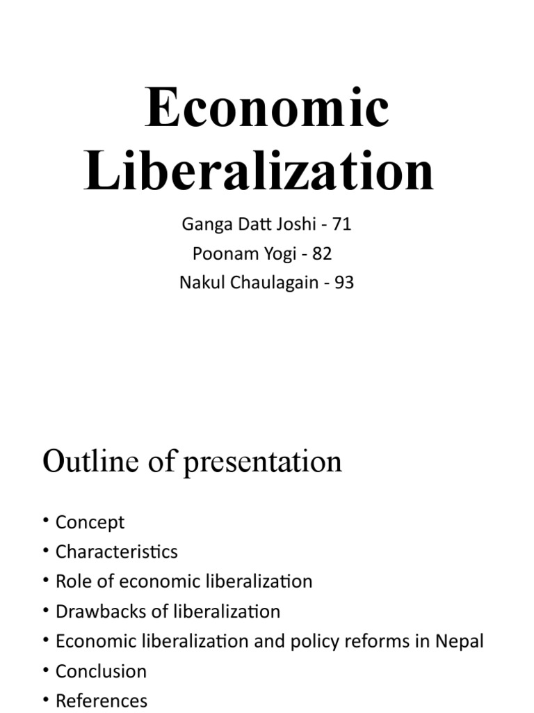 Economic Liberization | PDF