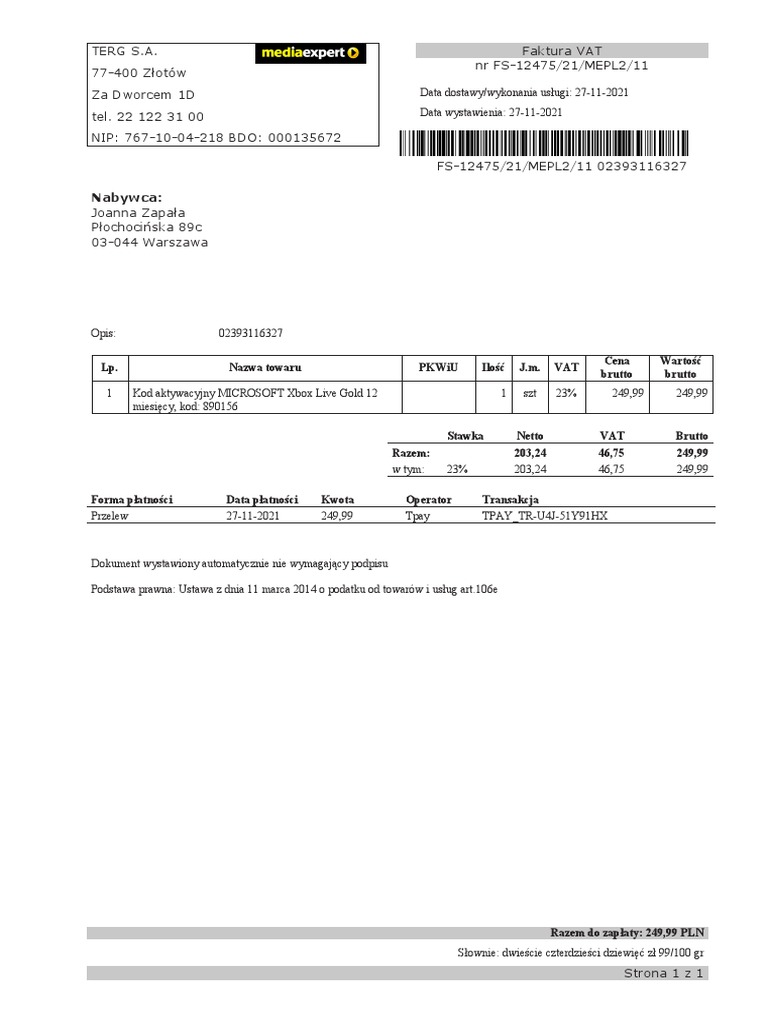 FS-12475 21 MEPL2 11 FV PDF | PDF