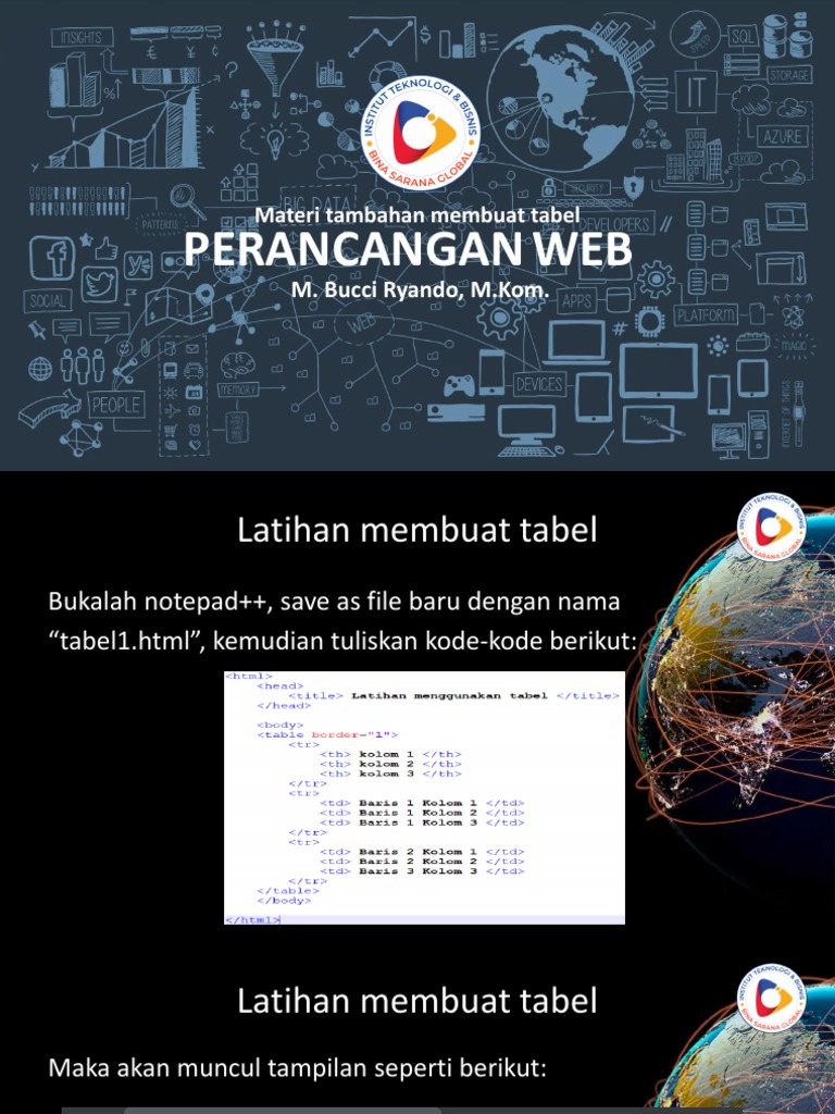 Materi Tabel Tambahan | PDF