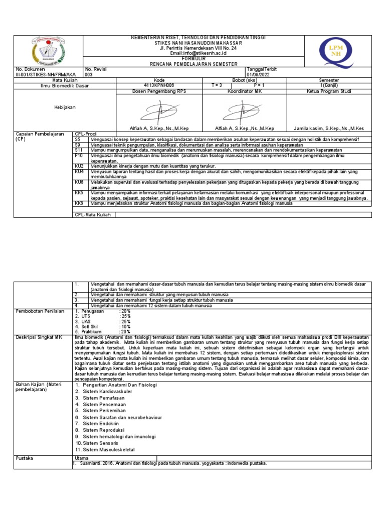 Ilmu Biomedik Dasar | PDF