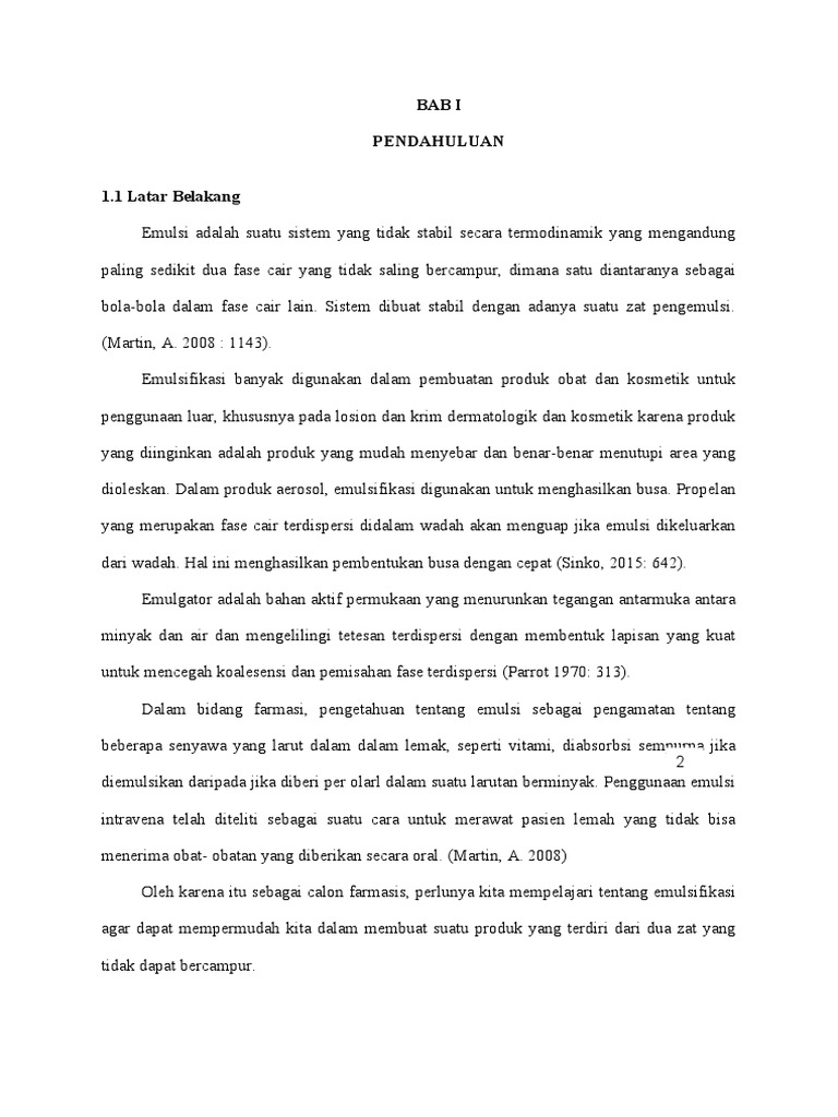 Laporan Emulsi | PDF