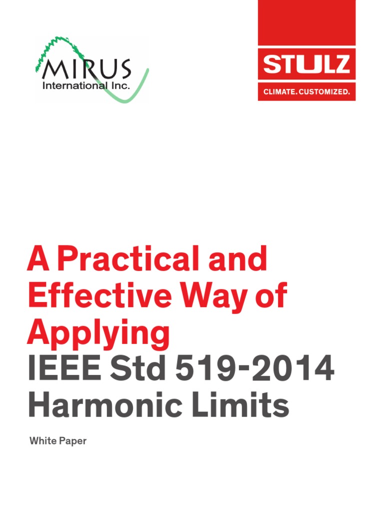 White Paper - IEEE STD 519-2014 Harmonic Limits | PDF | Capacitor ...