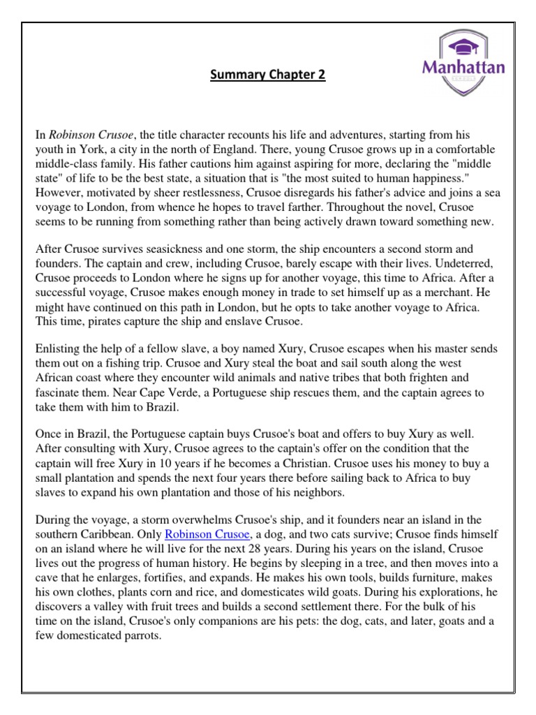 Chapter 2 Summary | PDF