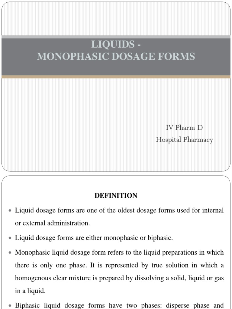 4 - Monophasic LDF PDF | PDF | Mixture | Solubility