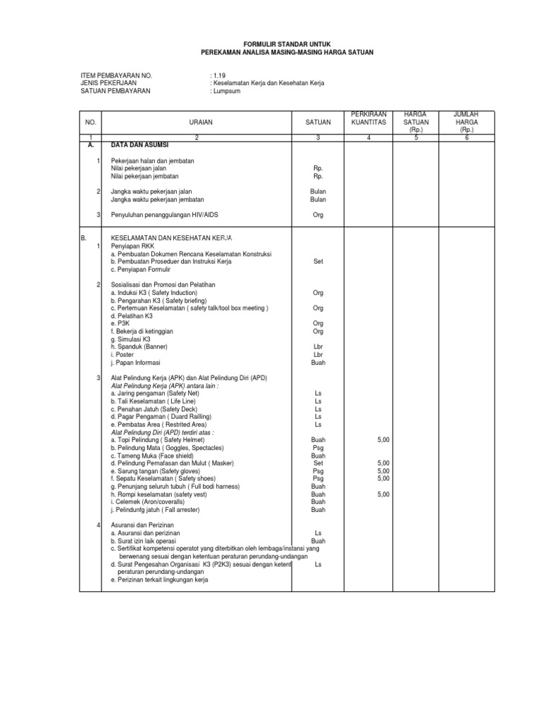 Analisa K3 Sawit Raya | PDF