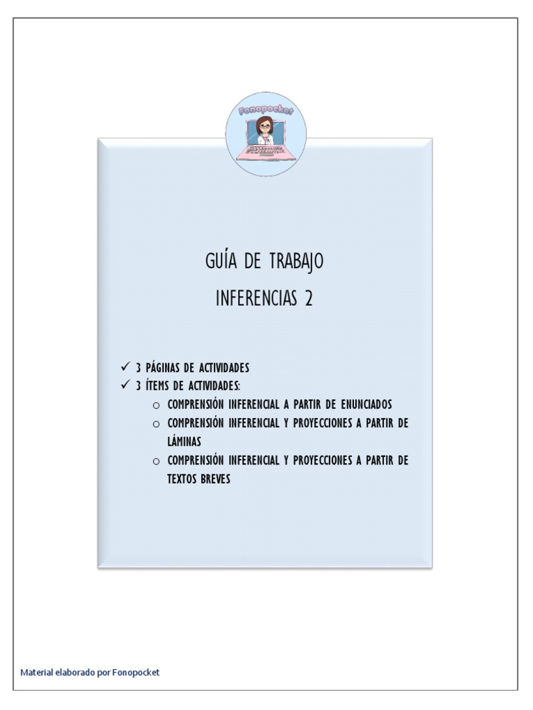 Guía Trabajo Inferencias 2 PDF | PDF