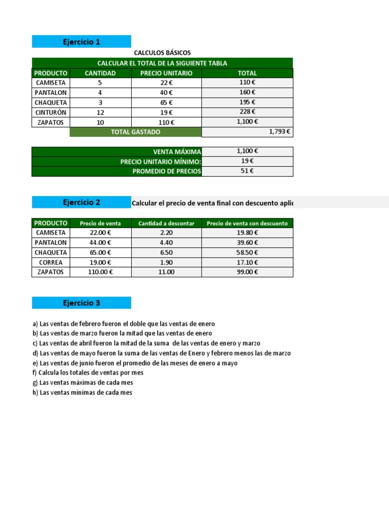 Examen RESUELTO Excel | PDF | Lenguas de Europa | Lingüística