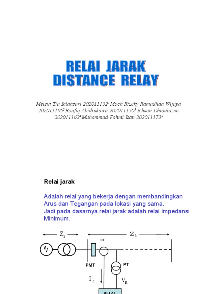 Distance Relay | PDF