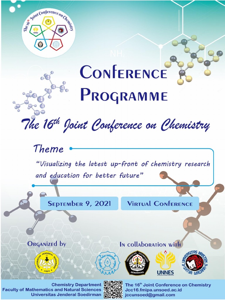 16th JCC Conference Programme | PDF | Physical Chemistry | Chemistry