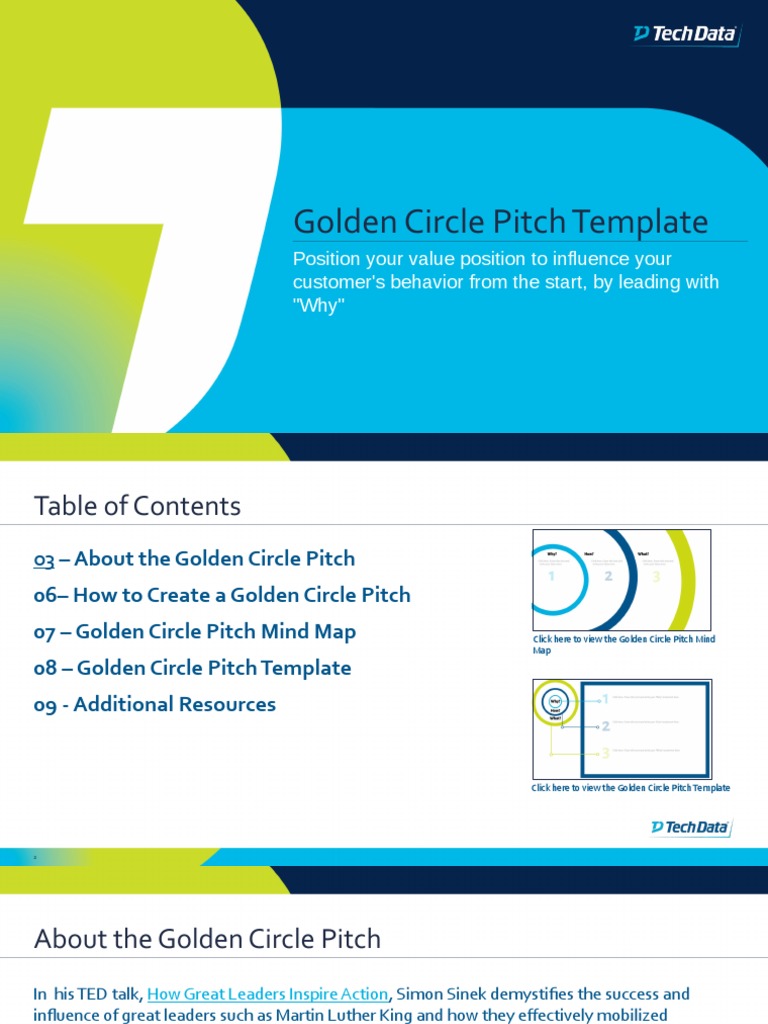 The Golden Circle Pitch Template 12.17.18 | PDF | Mind | Communication