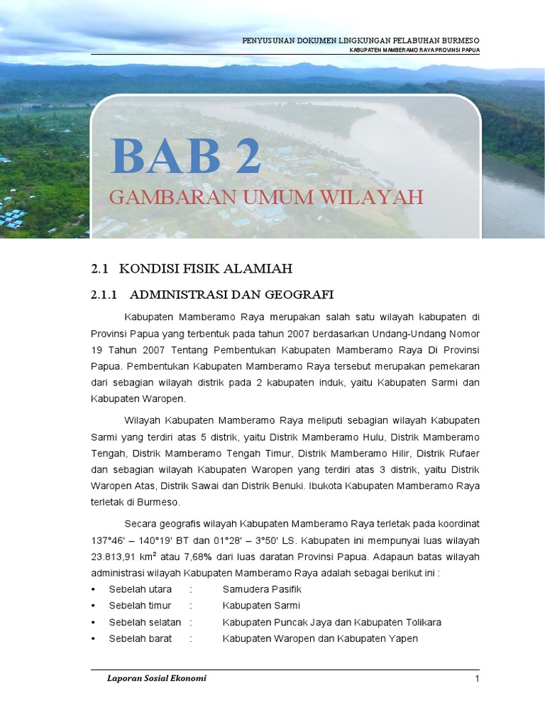 Bab 2 Gambaran Umum Wilayah | PDF