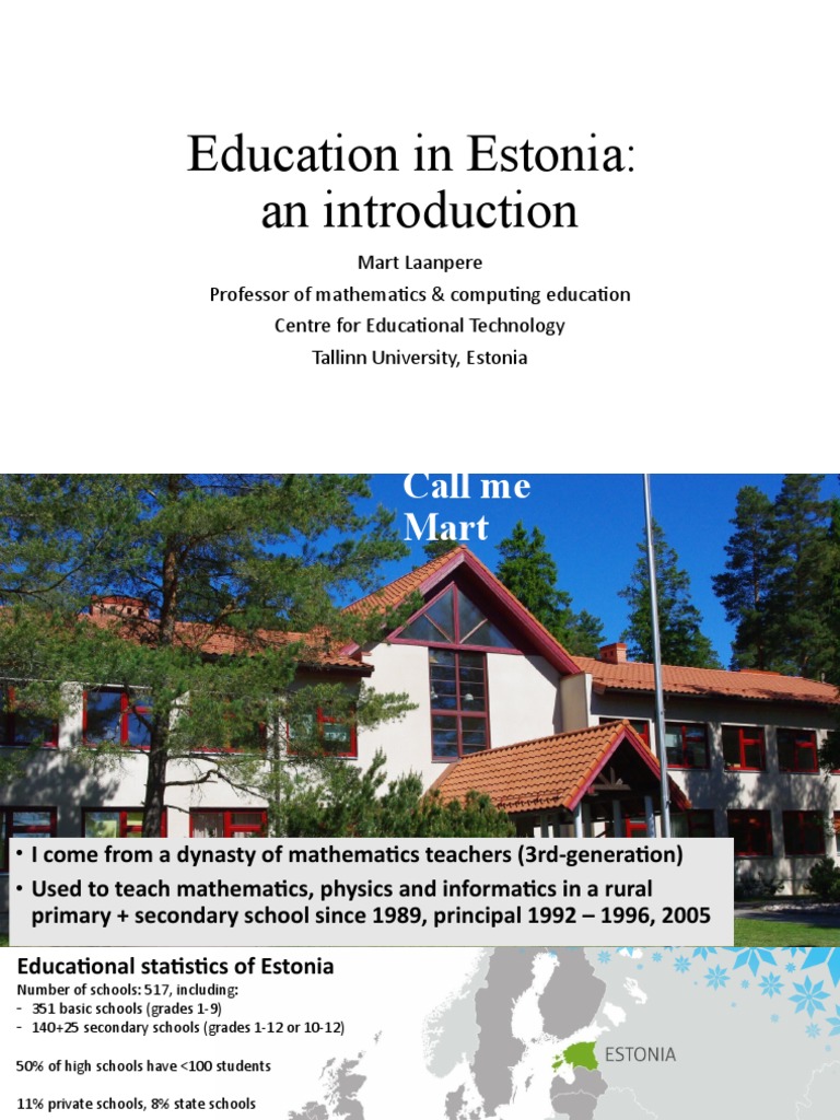 Education in Estonia | PDF