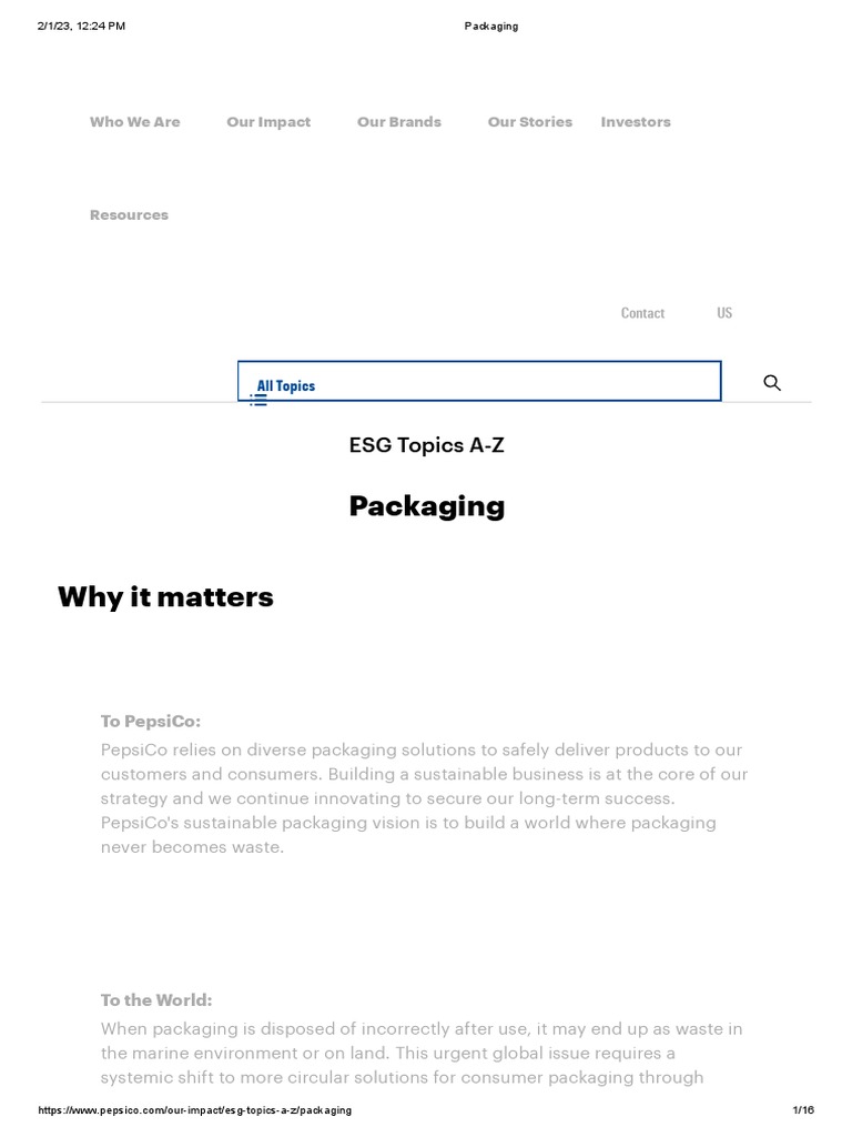 Packaging | PDF | Recycling | Reuse