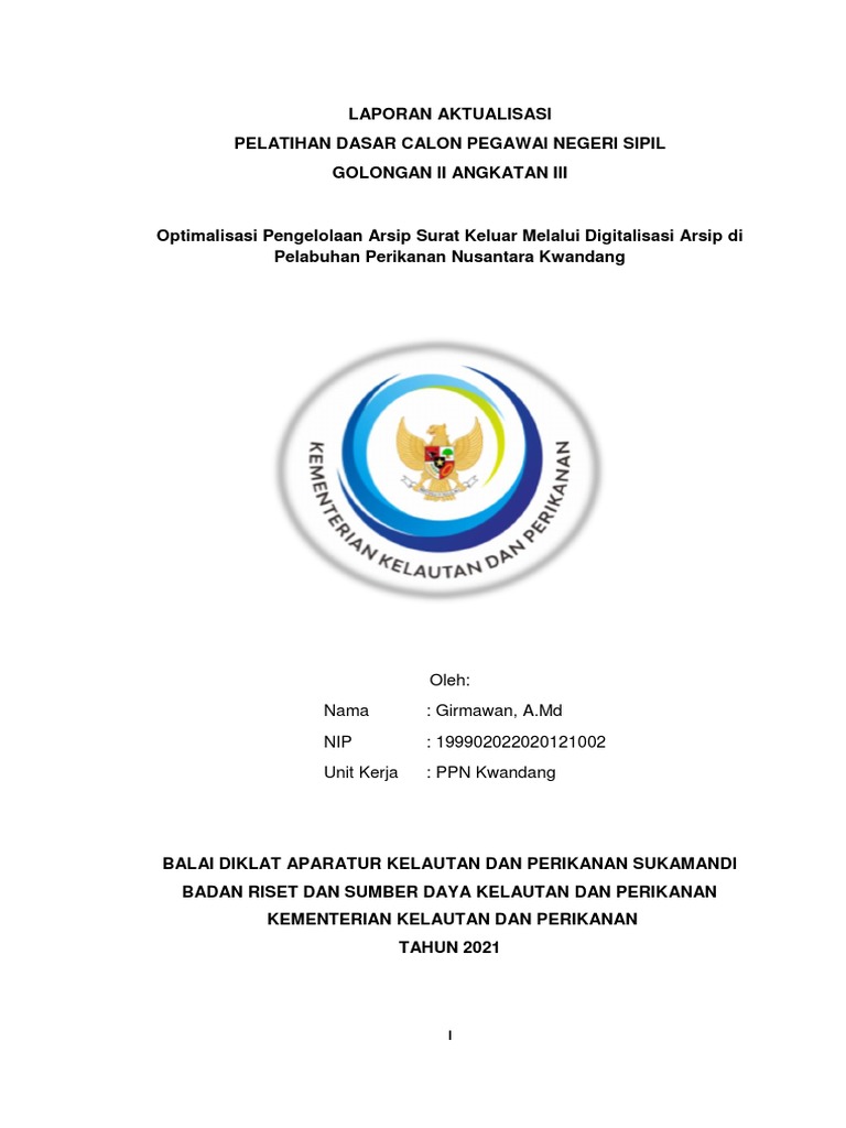 Laporan Aktualisasi Final - Girmawan Gol II Akt III | PDF