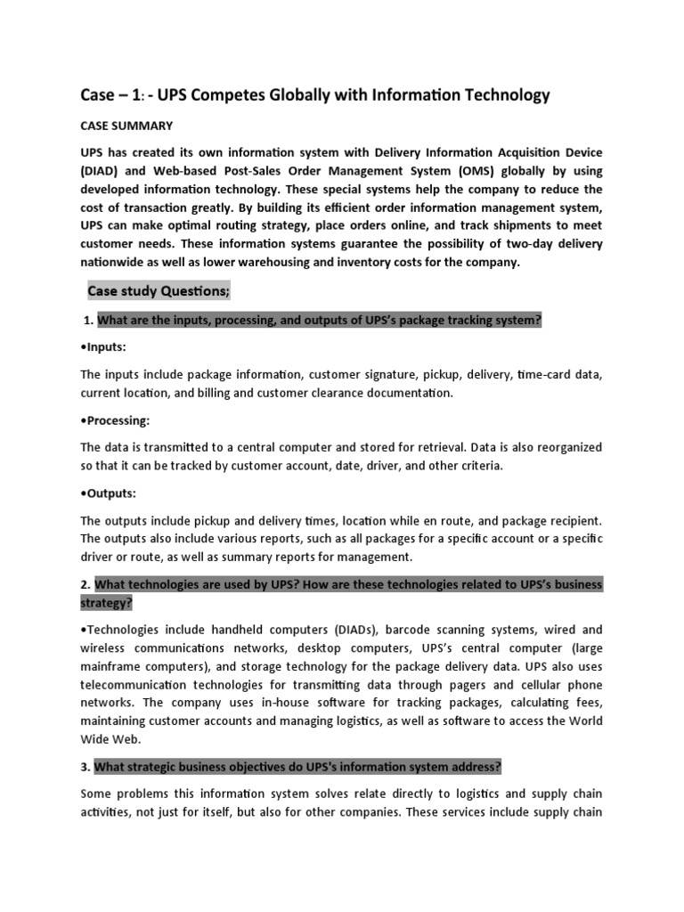 Leveraging Information Technology to Achieve Operational Excellence and Competitive Advantage in ...