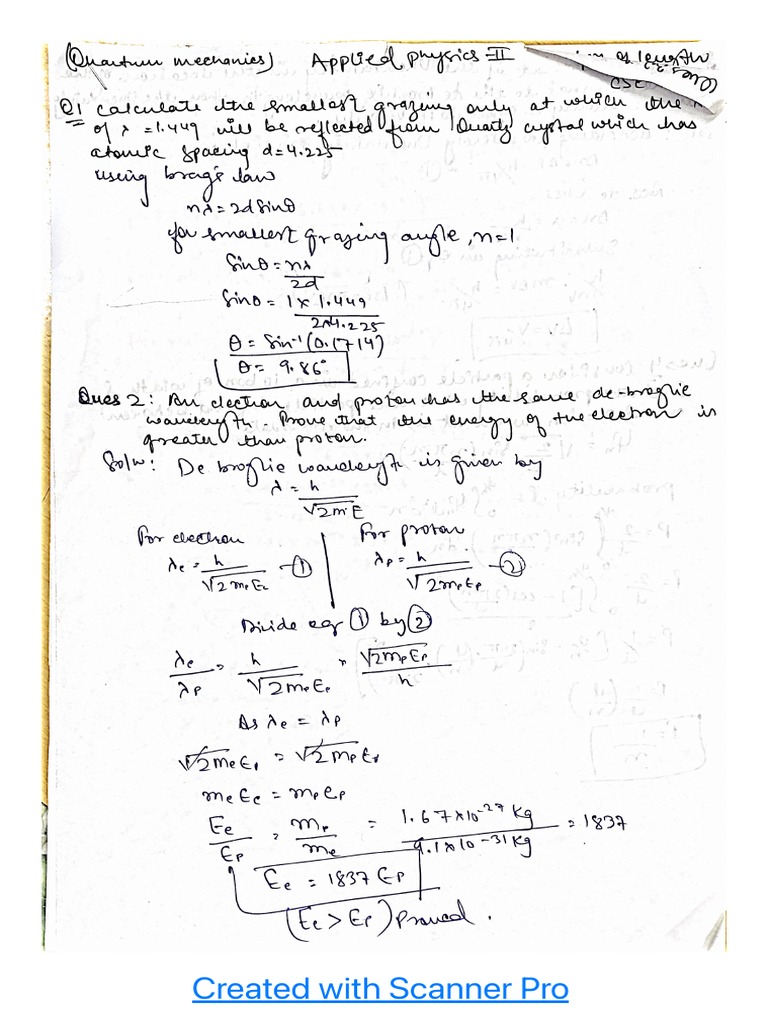 Quantum statistics Assignment | PDF