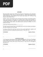 HUF Creation Deed Formats and Samples | PDF