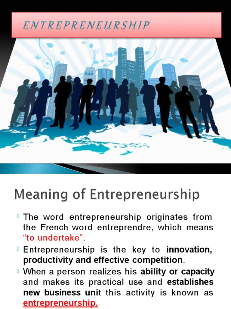 Lesson-1-Entrepreneurship | PDF | Entrepreneurship | Economies