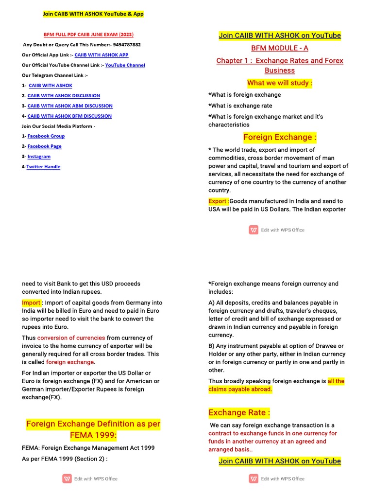 BFM 4 Per Page June 2023 Version 1.0 PDF | PDF