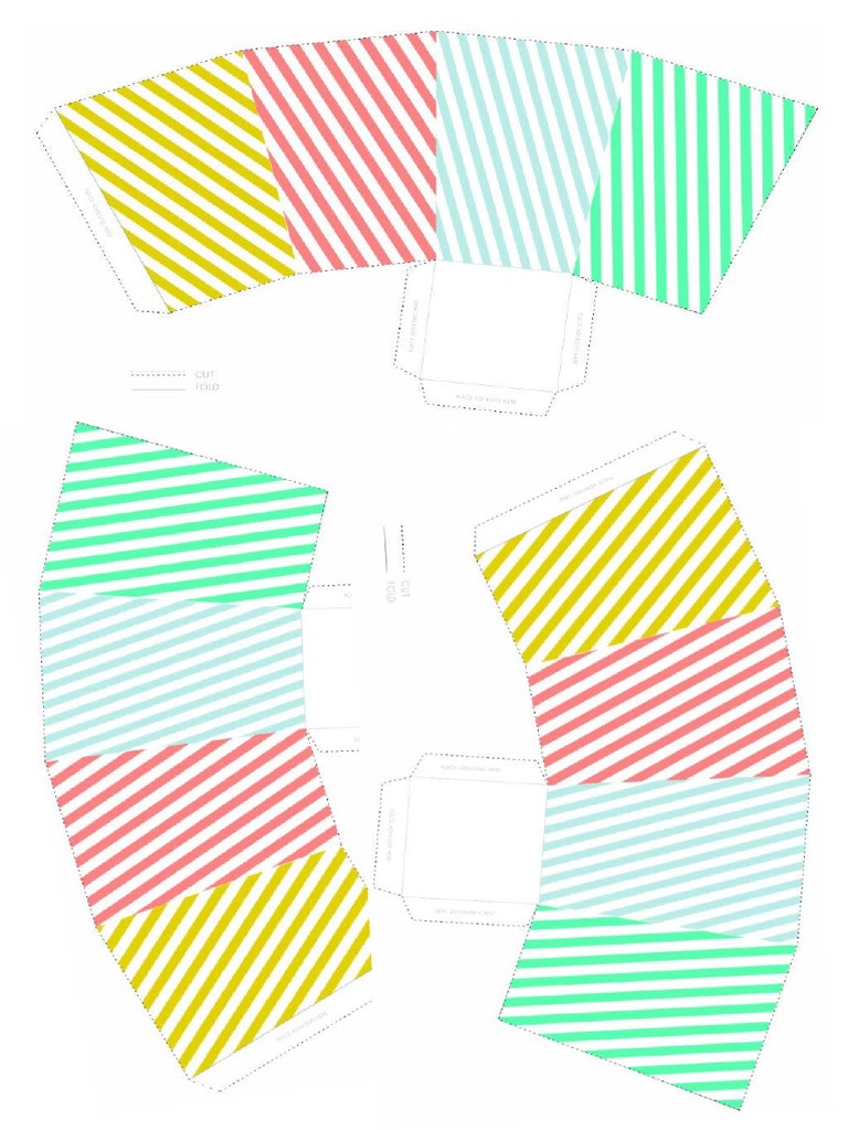 Popcorn Box Template | PDF