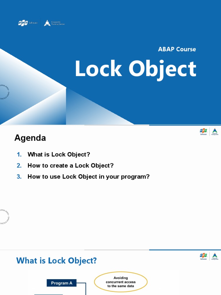 ABAP - T14 - Lock Object | PDF