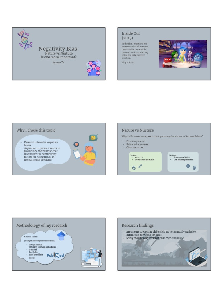 EPQ Presentation | PDF | Nature Versus Nurture | Emotions