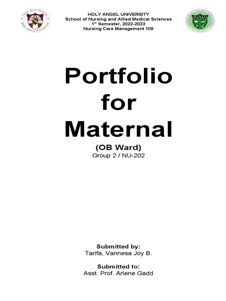 Ob Ward Eport | PDF | Health Care | Health Sciences