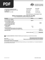 ATO Notice of Assessment Example | PDF