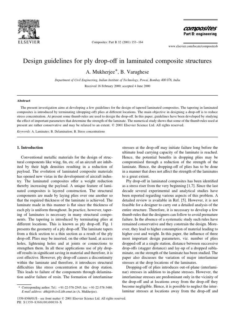 Drop-Off Laminate Calculation | PDF | Stress (Mechanics) | Composite Material
