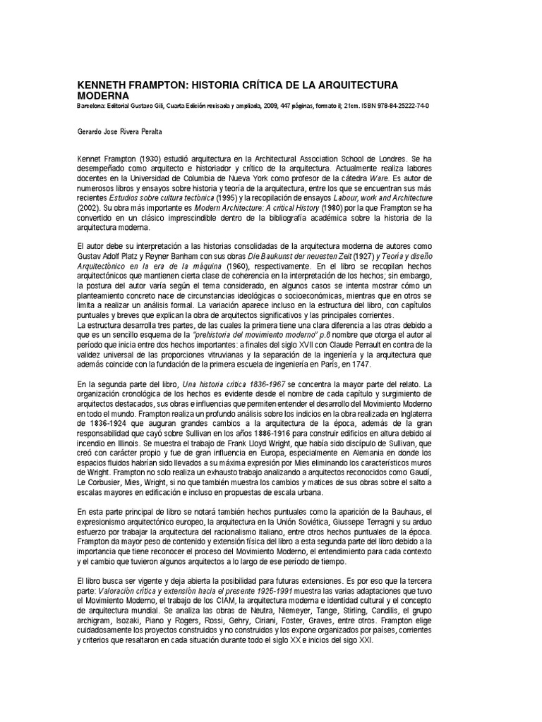 Recención - Correción - Gerardo Jose Rivera Peralta | PDF