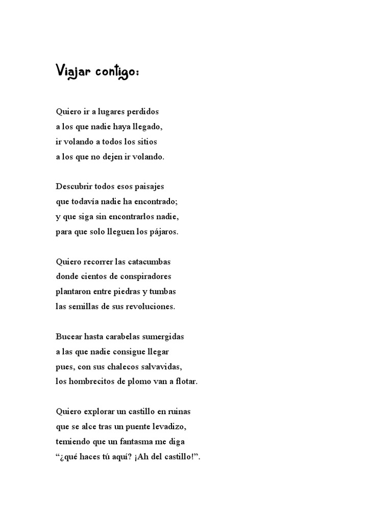 Viajar Contigo | PDF