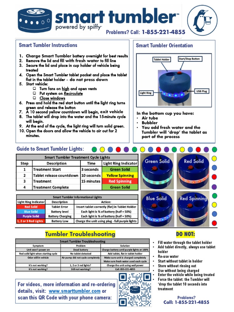 Tumbler-Instructions One Pager Final-V1 | PDF | Computing | Computer Engineering