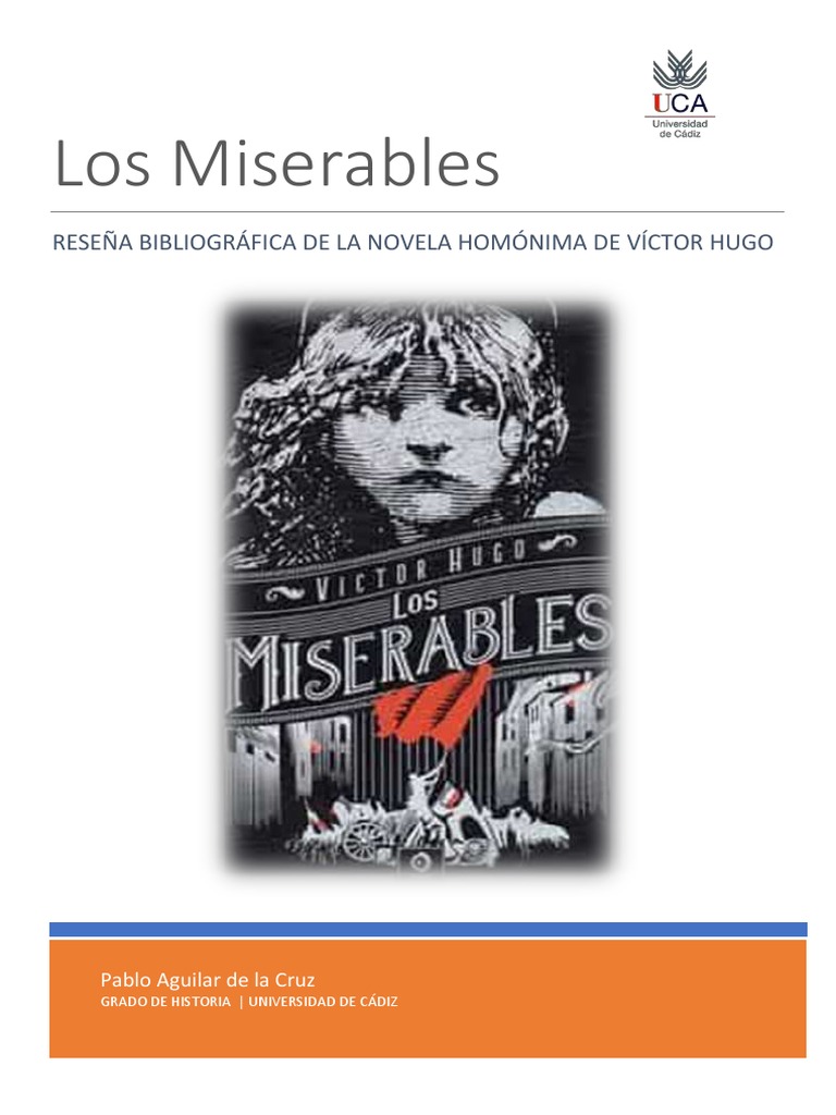 Los Miserables, Reseña Bibliográfica | PDF | Los Miserables