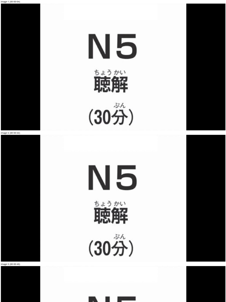 N5 Choukai (Listening) JLPT Listening Practice With Answer - Latihan ...