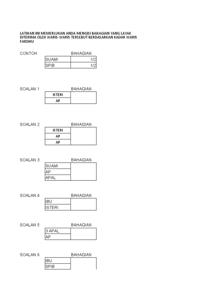 Latihan Kiraan-1 | PDF