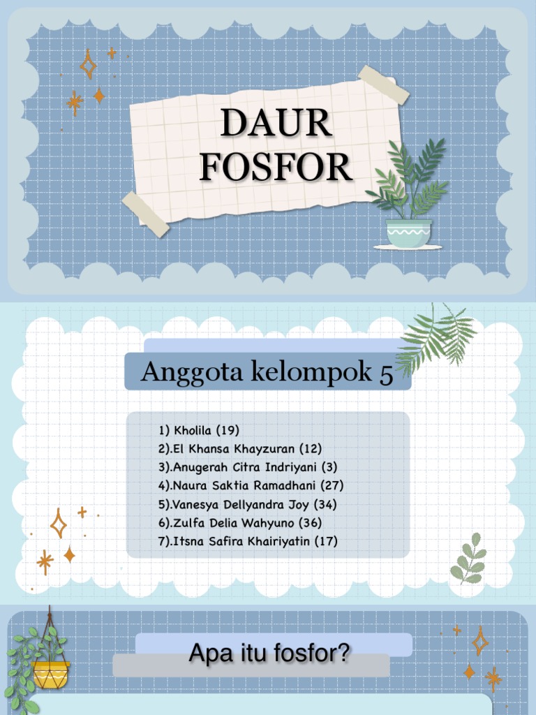 Daur Fosfor Baru PDF | PDF | Sains & Matematika