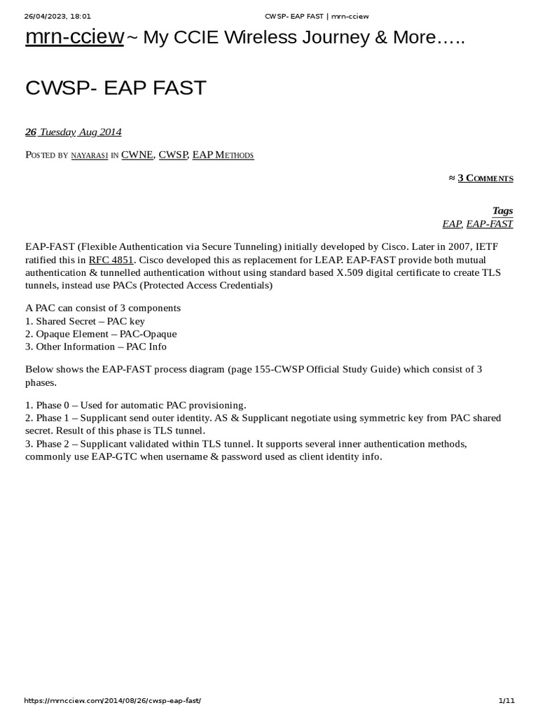 Cwsp Wireless Security Pdf Computing Military Communications