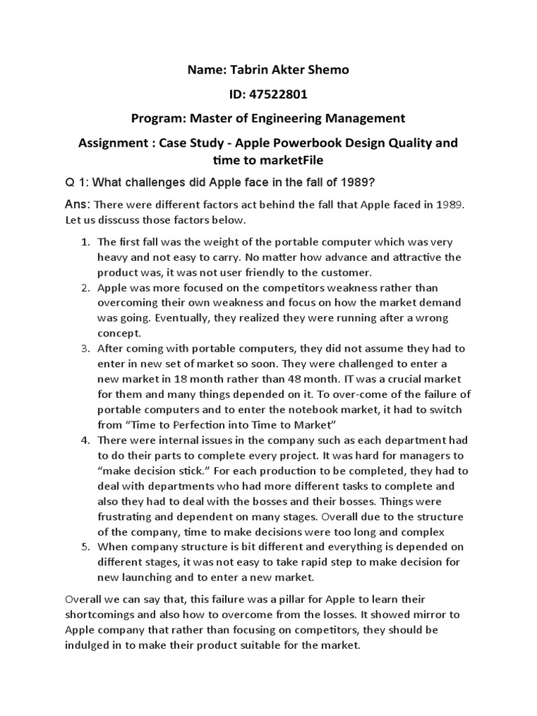 Apple Case Study | PDF | Business