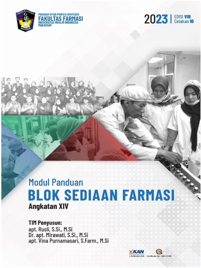 2023.04.12 Modul - Blok - IV - Sediaan - Farmasi - Angkatan - XIII - A - 13 PDF | PDF