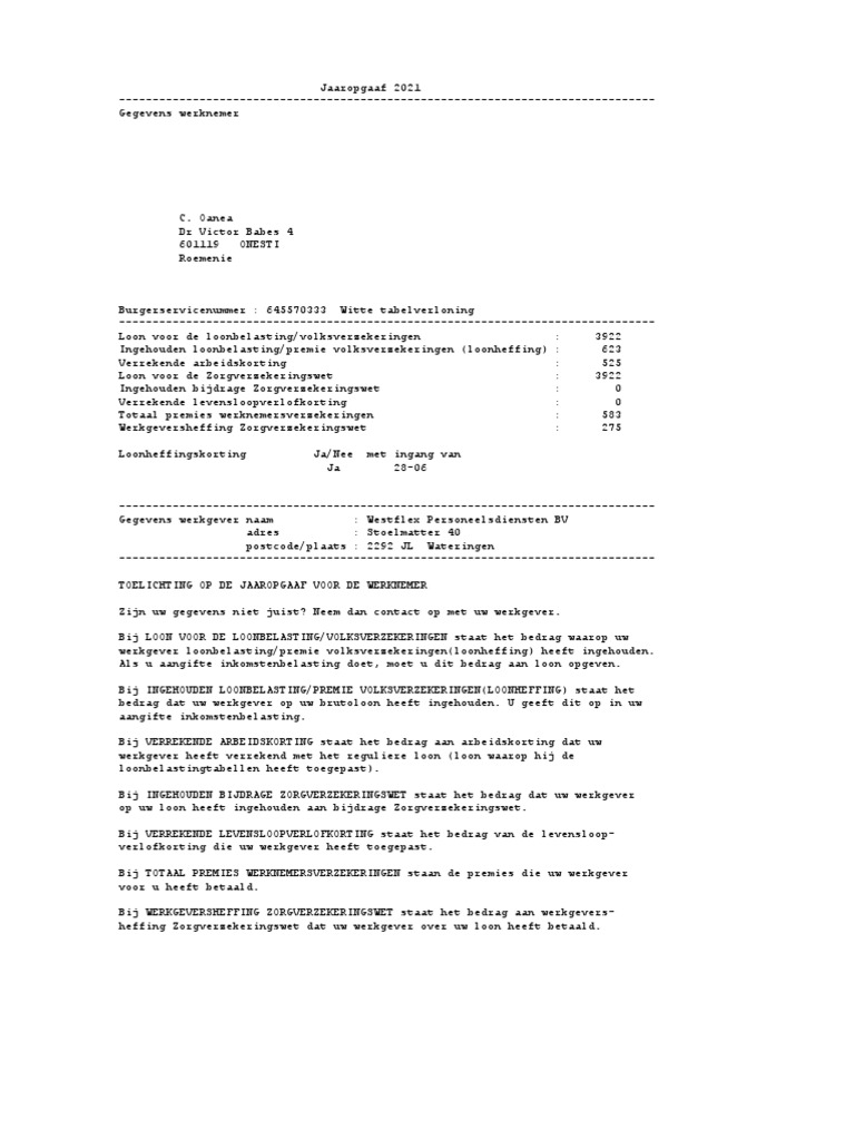 Jaaropgave 53-2021 | PDF