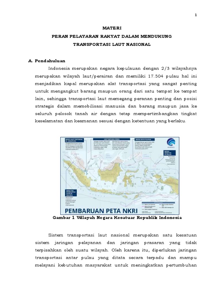 Peran Pelayaran Rakyat | PDF