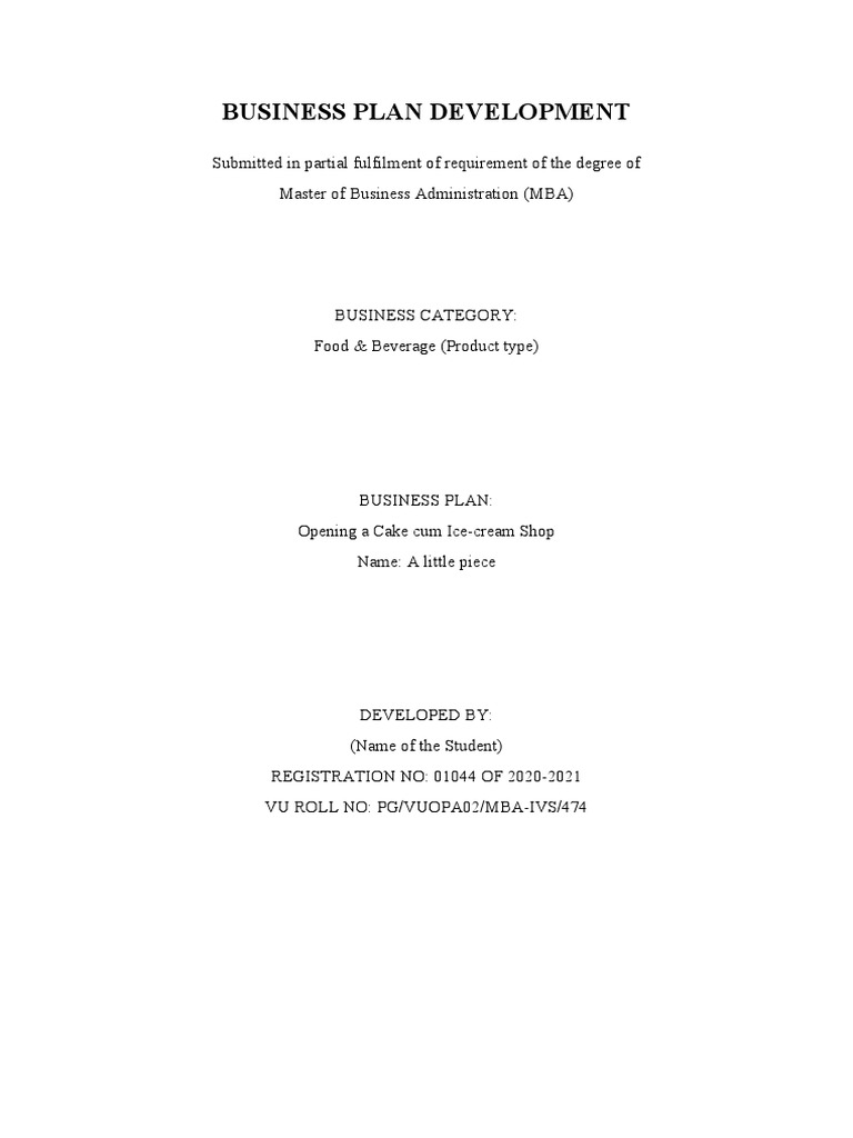 Business Plan-Sample Write Up | PDF | Market Segmentation | Expense