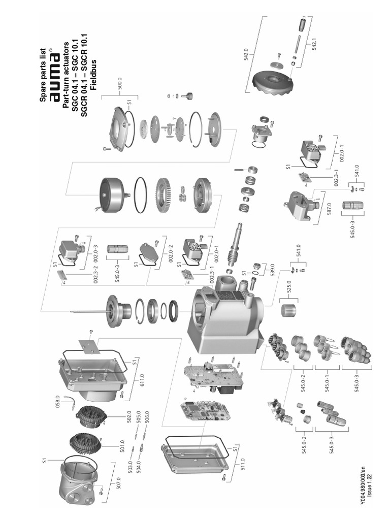 Auma-El Sgc1!04!10 Bus en | PDF | Electrical Connector | Electrical ...