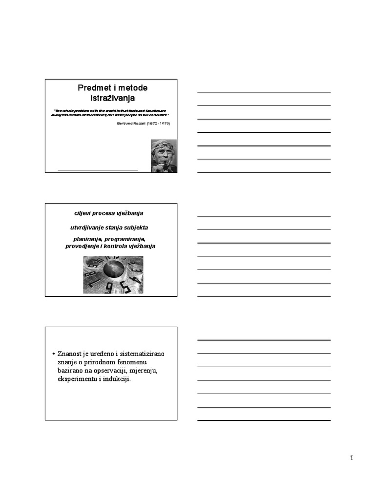 KIN2 Predmet I Metode Istrazivanja PDF | PDF