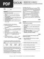 Focus 3 Test Unit 7 Group A PDF | PDF
