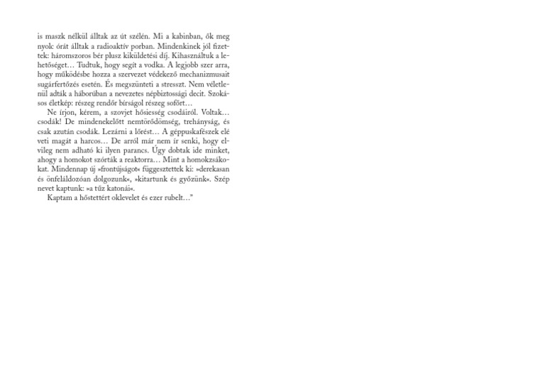 Alekszijevics Csernobili Ima-11 | PDF